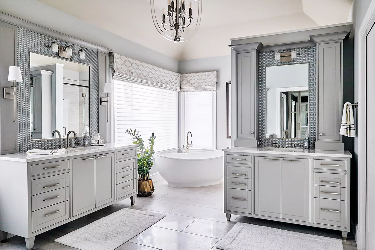 The Benefits of Built-In Bathroom Cabinets - Quality Custom Cabinetry